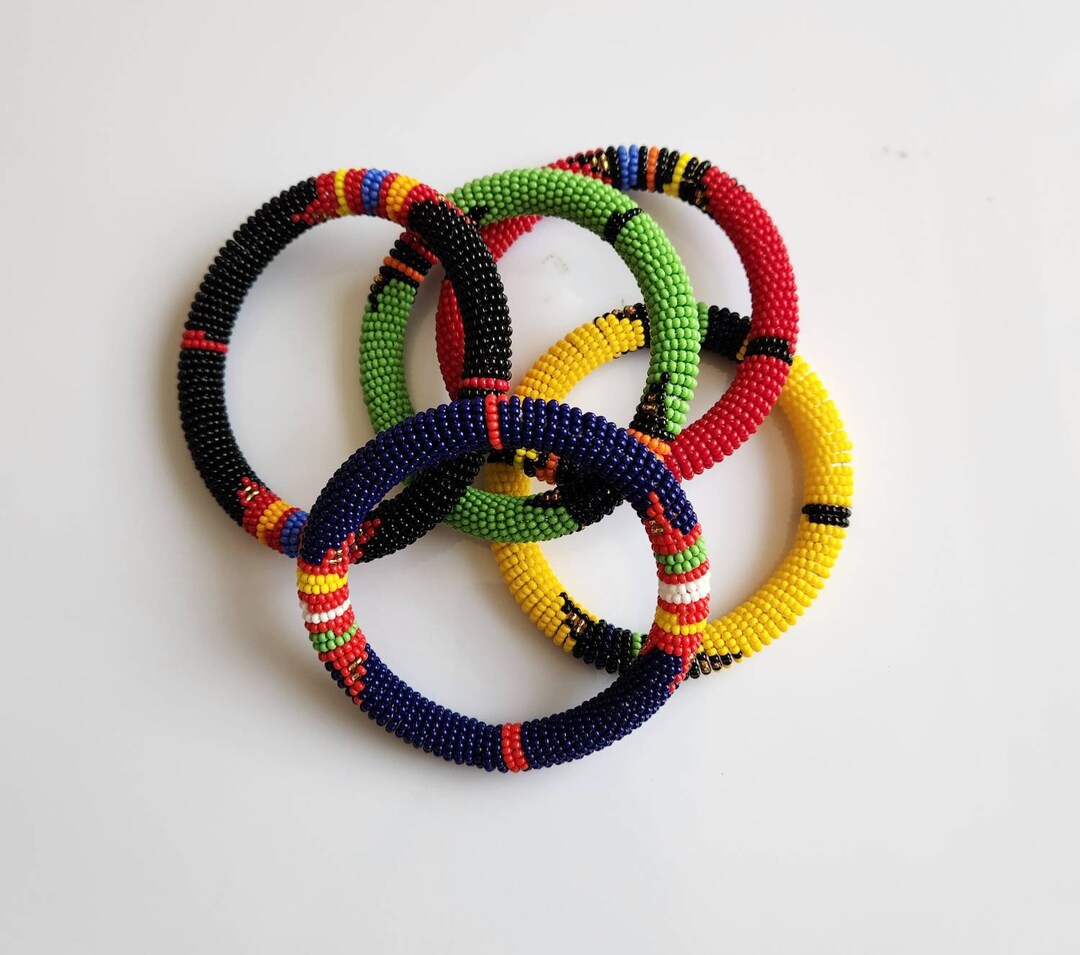 African Zulu Bracelets , African Wholesale Bracelets , Beaded Bangles ...