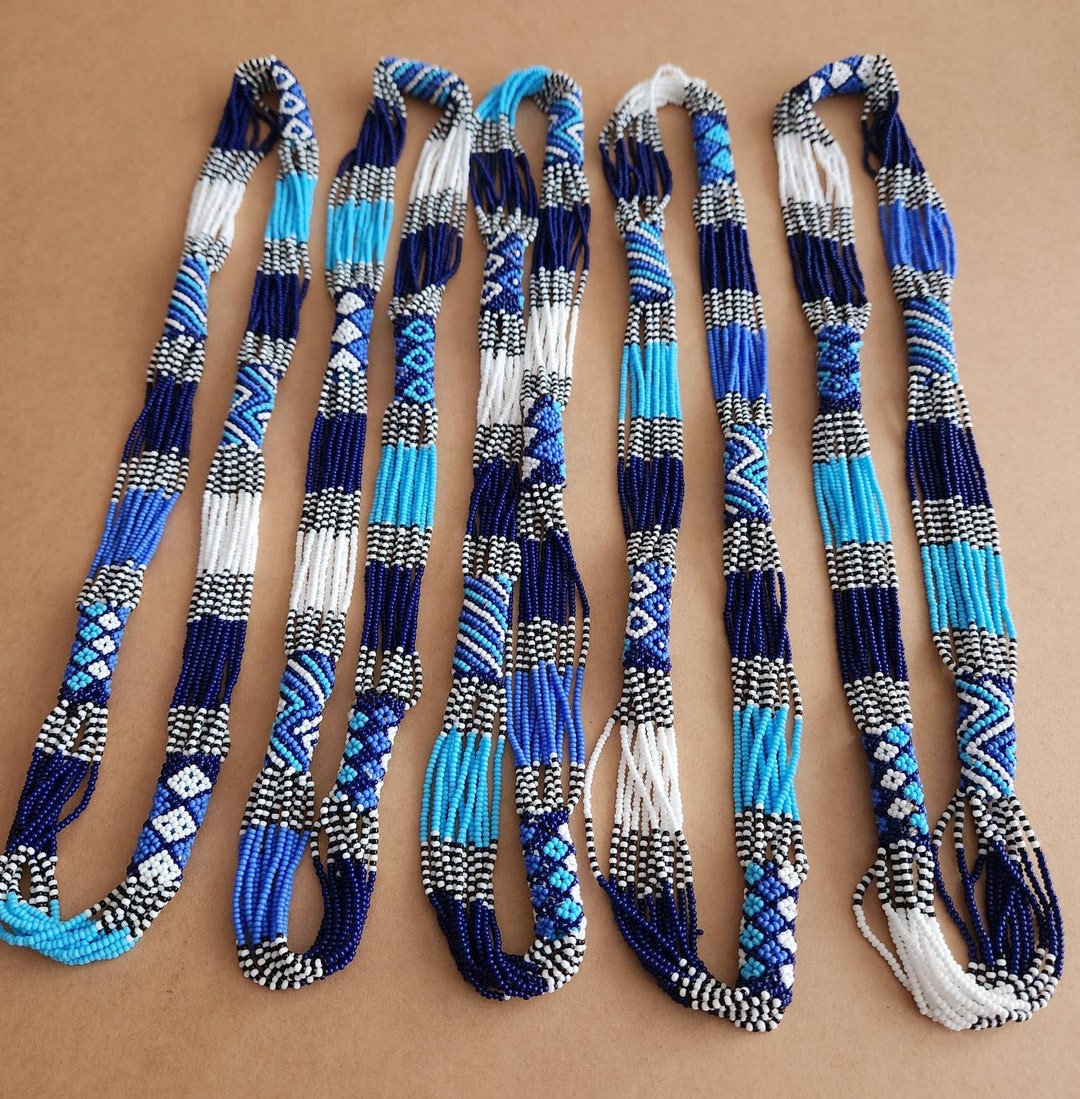 Set Of 5 Zulu African Necklaces African Wedding Necklaces