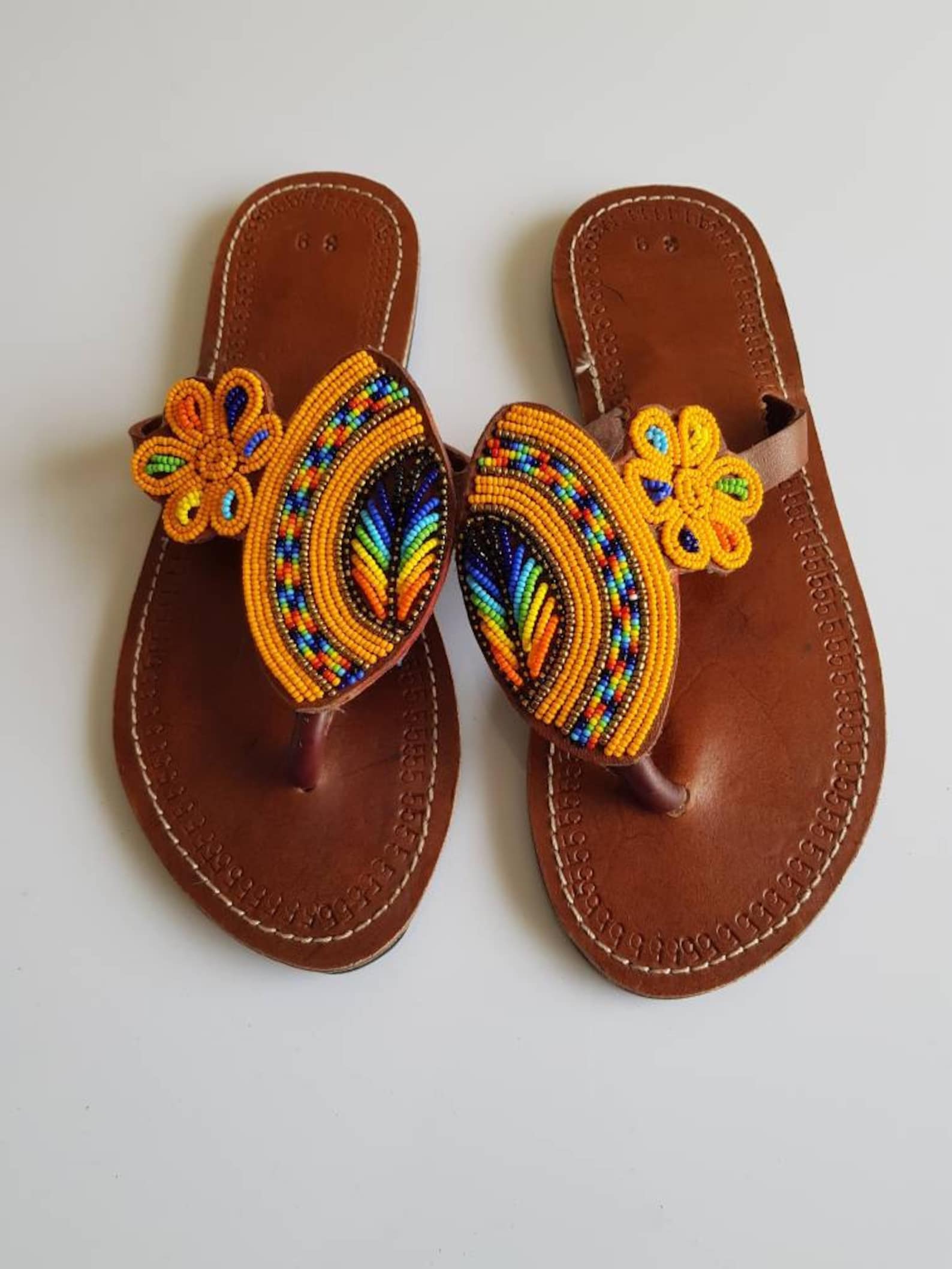 Wholesale African Maasai Sandals Assorted African Sandals - Etsy