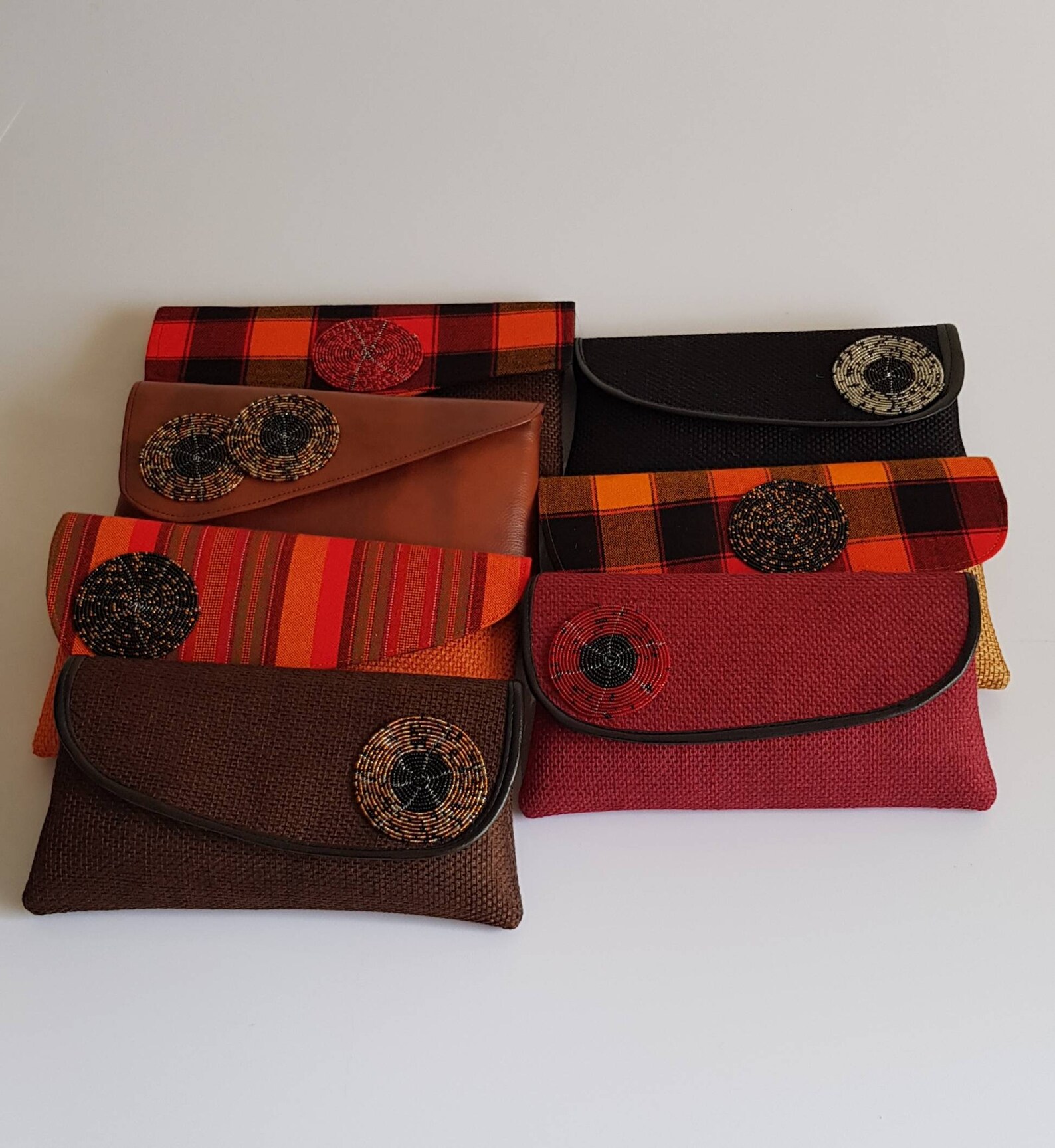 A Set of 7 African Clutch Bags Assorted African Purse | Etsy