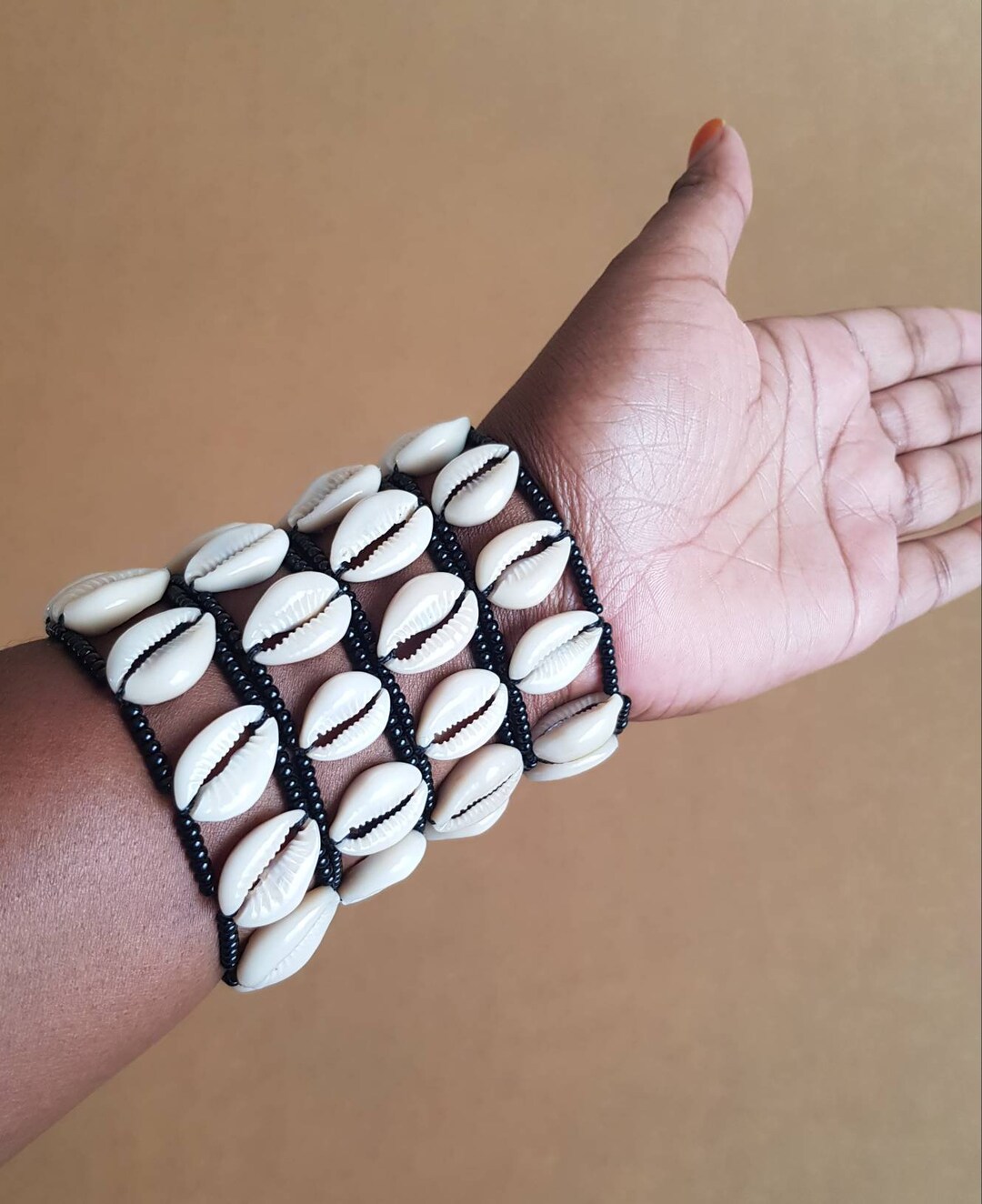 4 Cowrie Shell Bracelets Shell Bracelet Kenyan Bracelets - Etsy