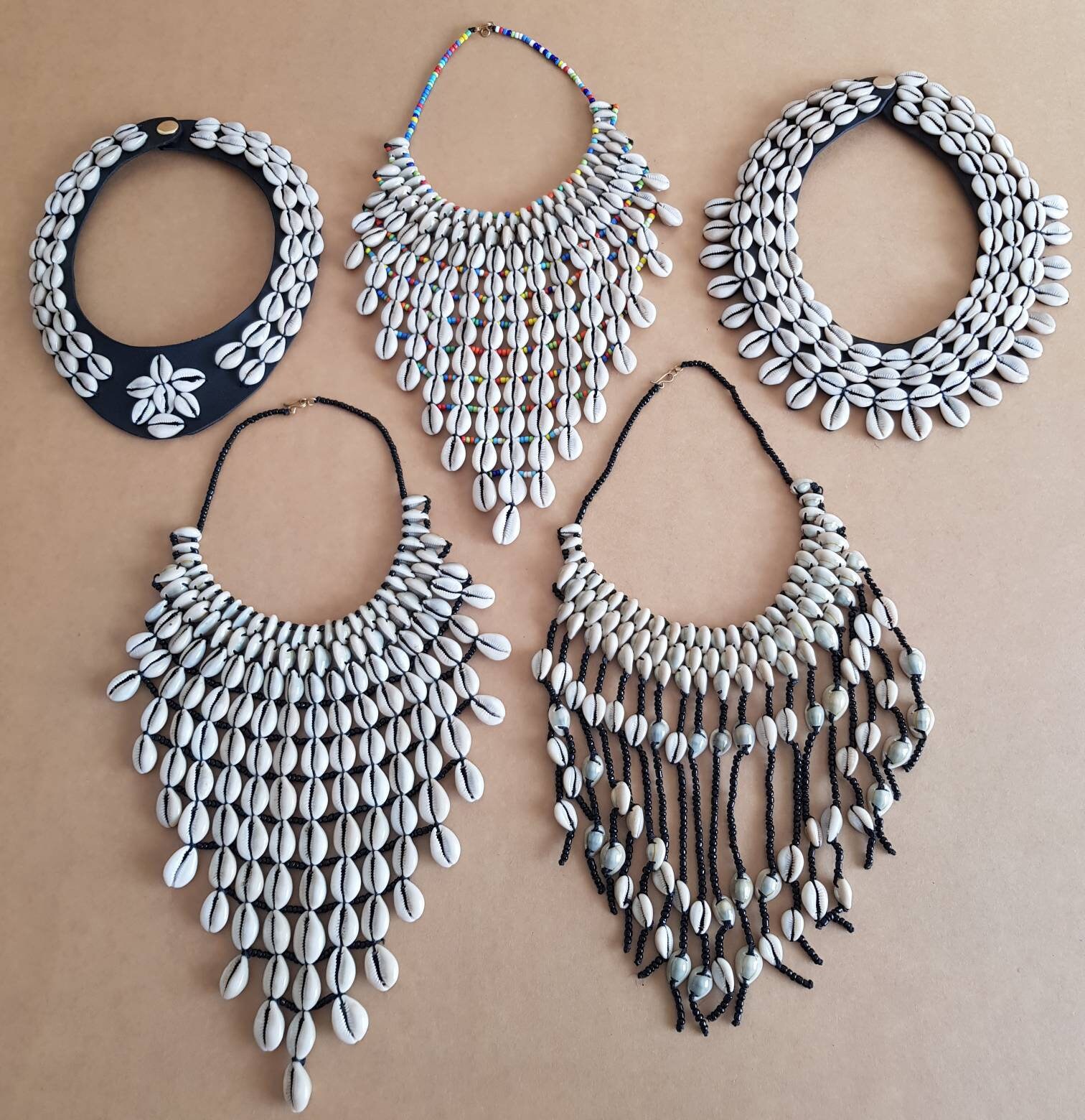 Cowrie shell necklaces wholesale African shell necklace | Etsy