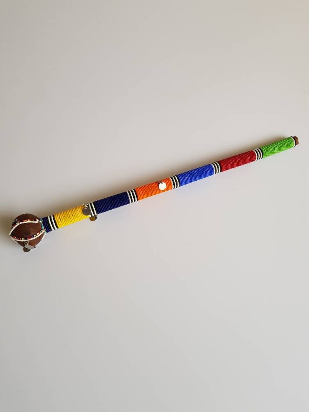 Maasai Walking Stick , Beaded Talking Stick , Maasai Rungu , Gift for ...