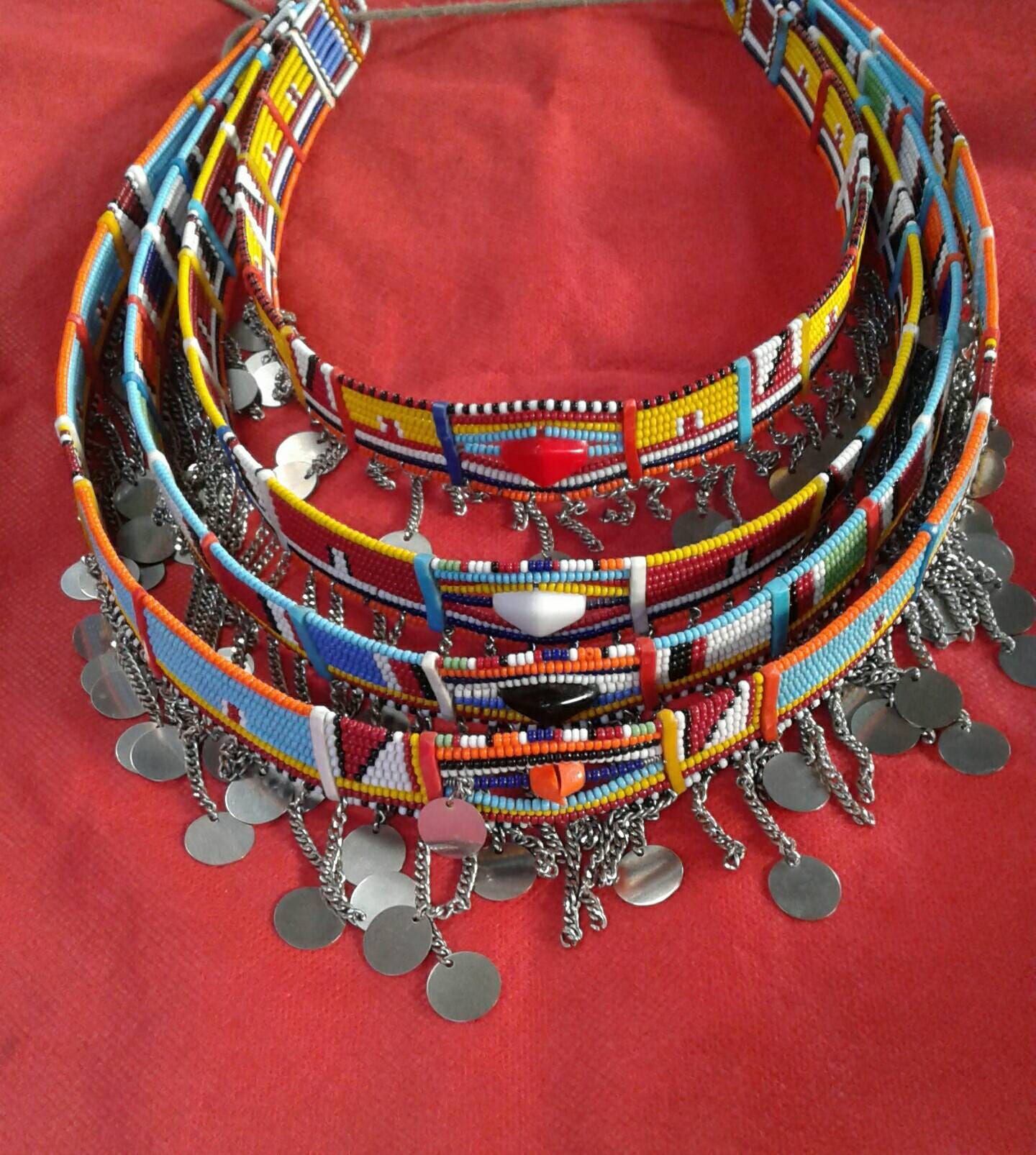 African Beaded Necklaces Maasai Wedding Jewelry Maasai Etsy Australia