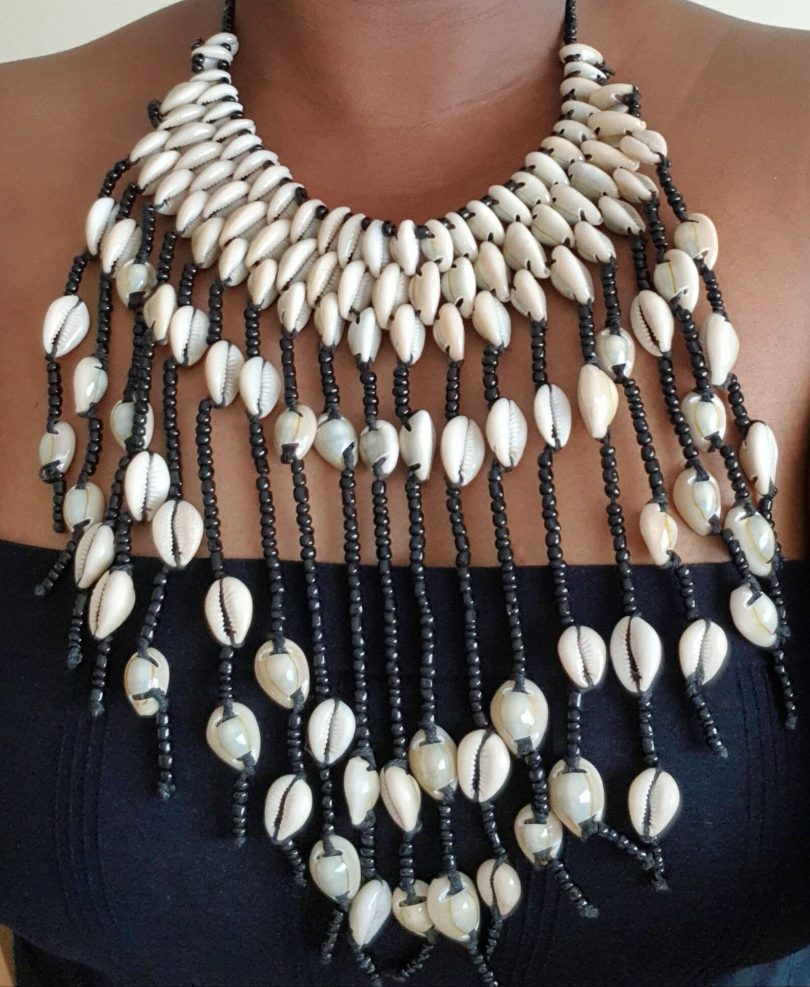 Cowrie Shell Necklaces Wholesale African Shell Necklace - Etsy