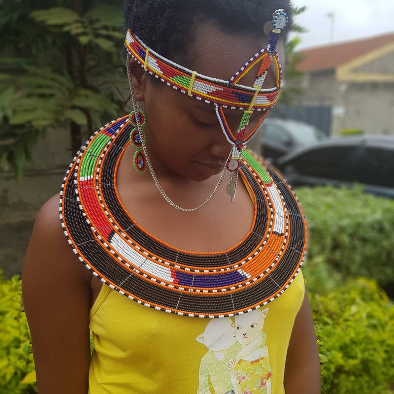 African Jewelry Set - Etsy