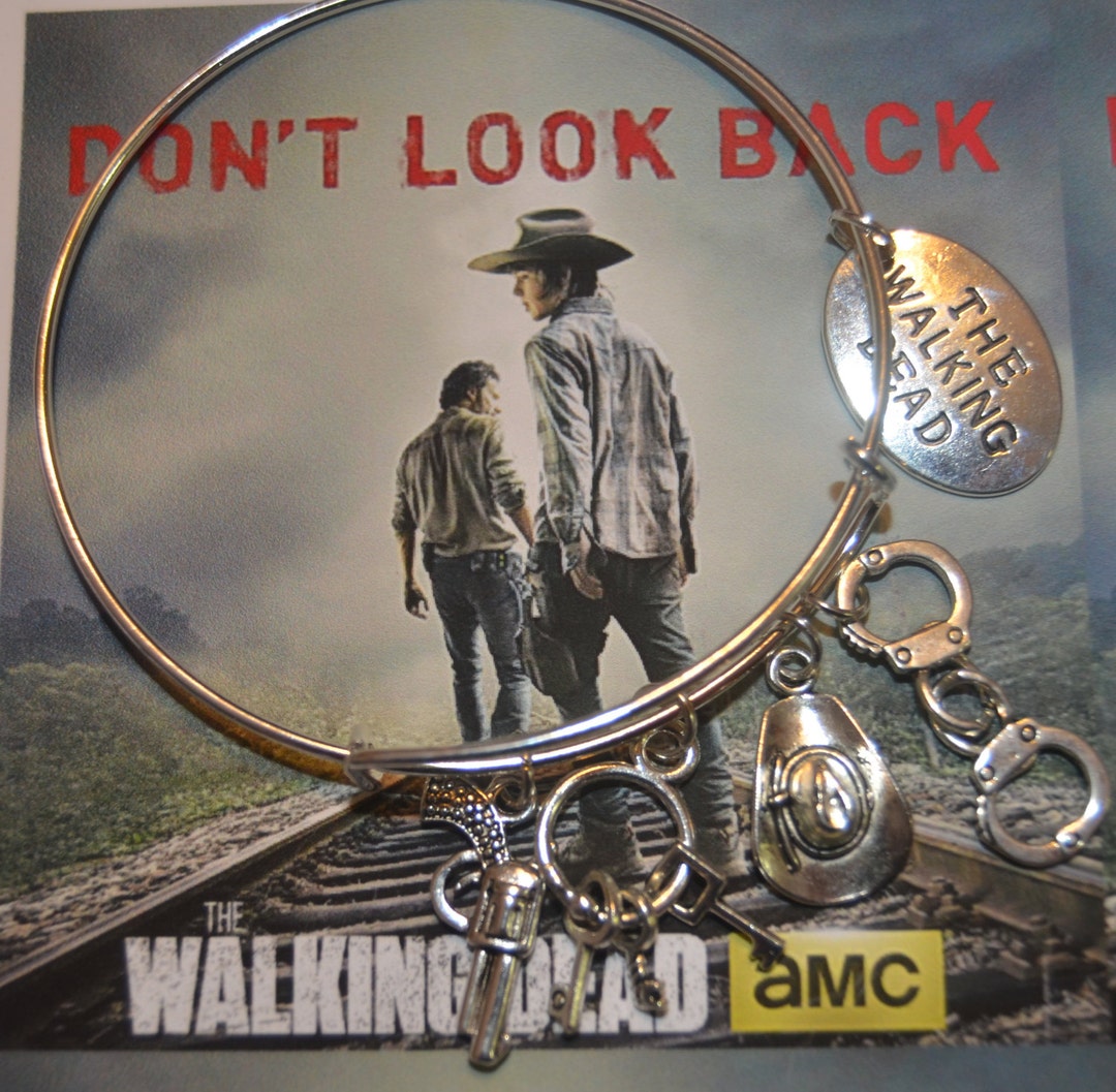 TWD Fan Rick Grimes Carl Grimes Charm Bracelet the Walking Dead Rick ...