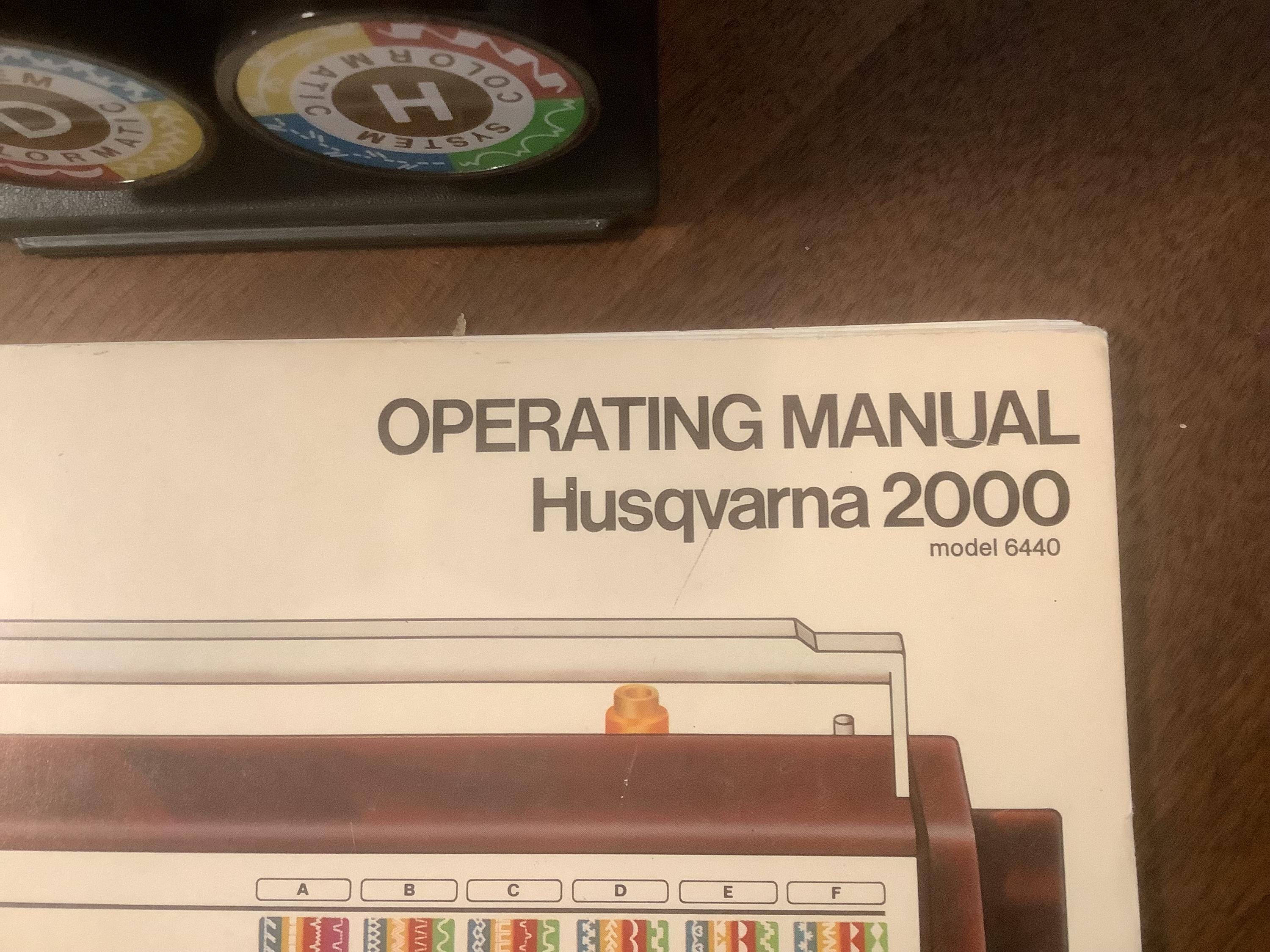 Husqvarna Sewing Machine Stitch Cams and Manual - Etsy