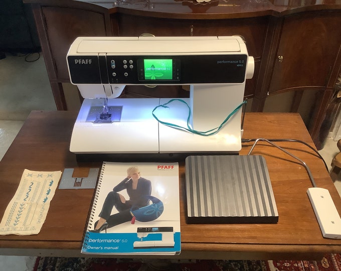 Pfaff Performance 5.0 Sewing Machine and Accessories - Etsy