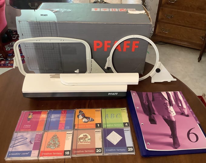 Pfaff Embroidery Unit and Accessories - Etsy