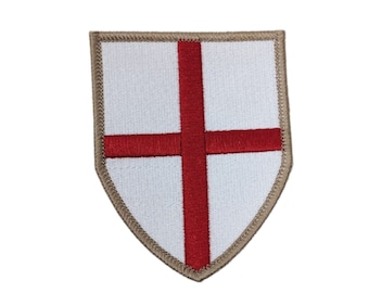 St George Cross, Badge, Patch, English Flag, England Patron Saint, Medieval Icon, National Flag ...