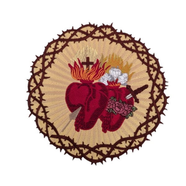 Sacred Heart Patch - Etsy