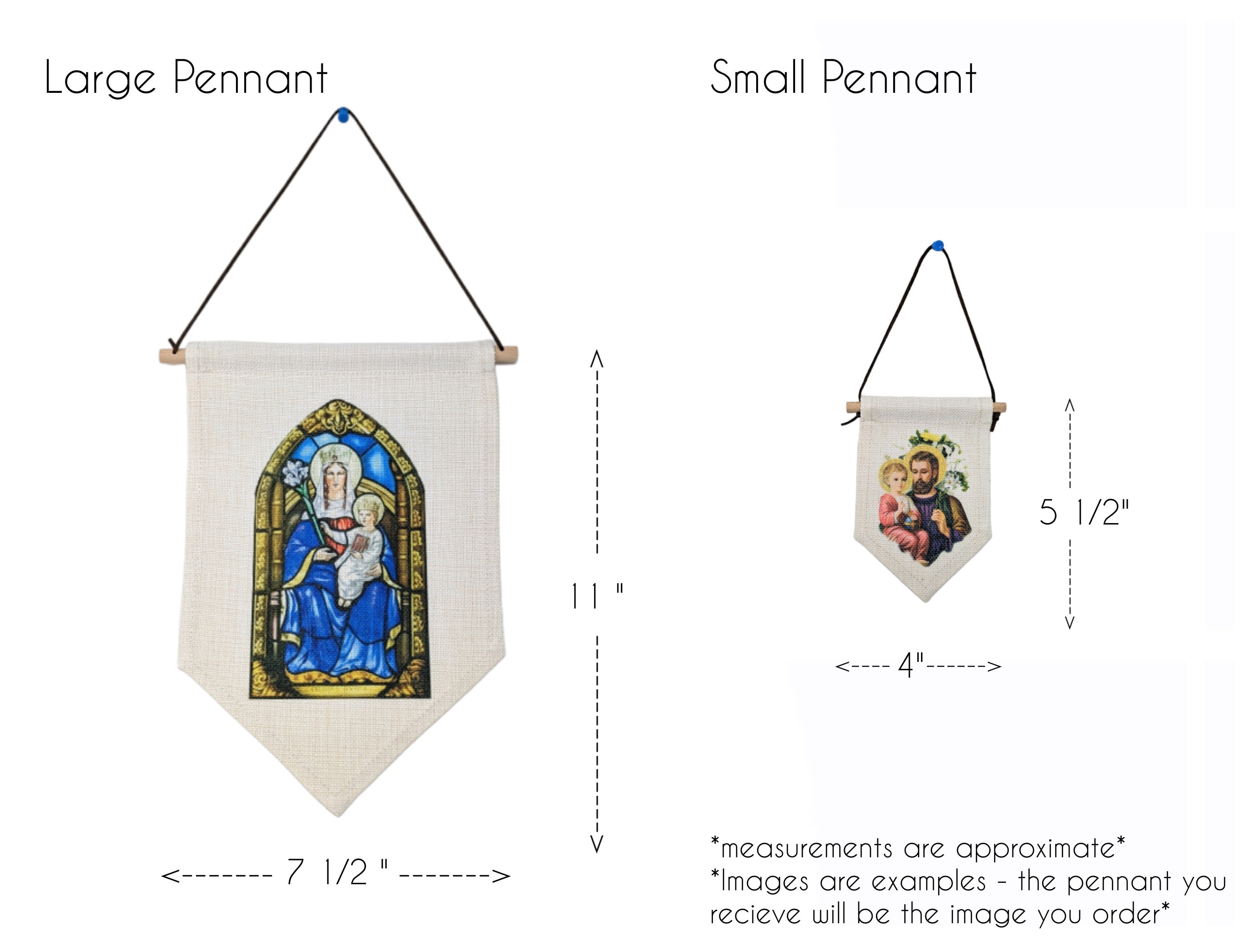 Our Lady of Walsingham Catholic Banner | Large Marian Wall Hanging | Uk ...