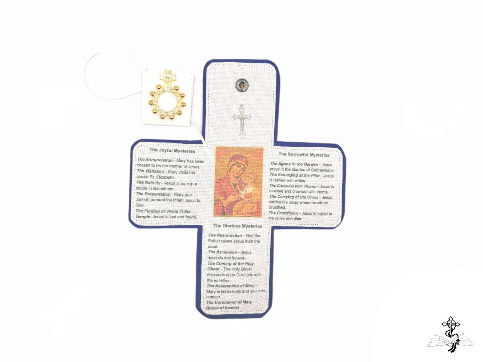 Rosary Pocket Oratory With Rosary Rings - Etsy