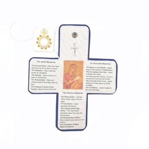 Rosary Pocket Oratory With Rosary Rings - Etsy