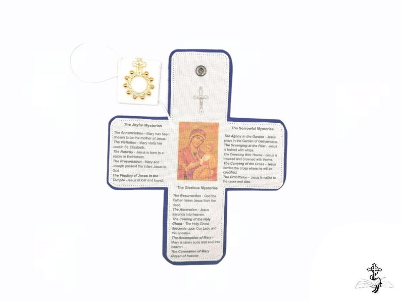 Rosary Pocket Oratory With Rosary Rings | Etsy