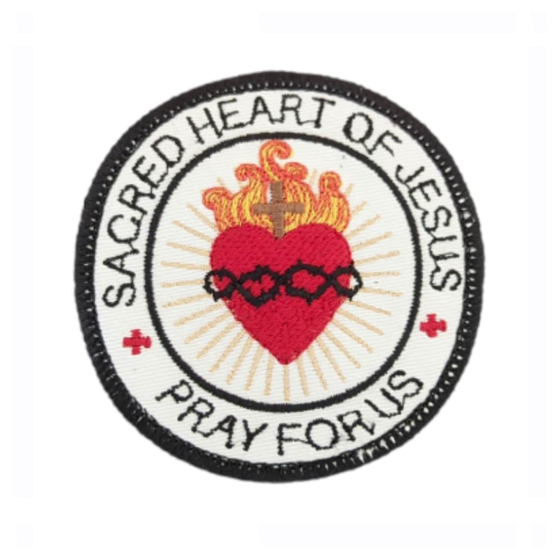 Sacred Heart of Jesus Sacred Heart Badge Religious Patch - Etsy