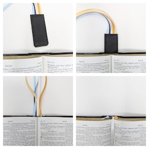 Custom Missal Ribbon Marker – 6 Satin Ribbons on Leather Tab – Altar ...