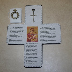 Rosary Pocket Oratory With Rosary Rings - Etsy