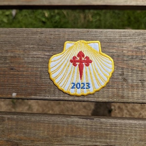 Camino Shell Badge, Way of St James, Buen Camino, Pilgrim Backpack ...