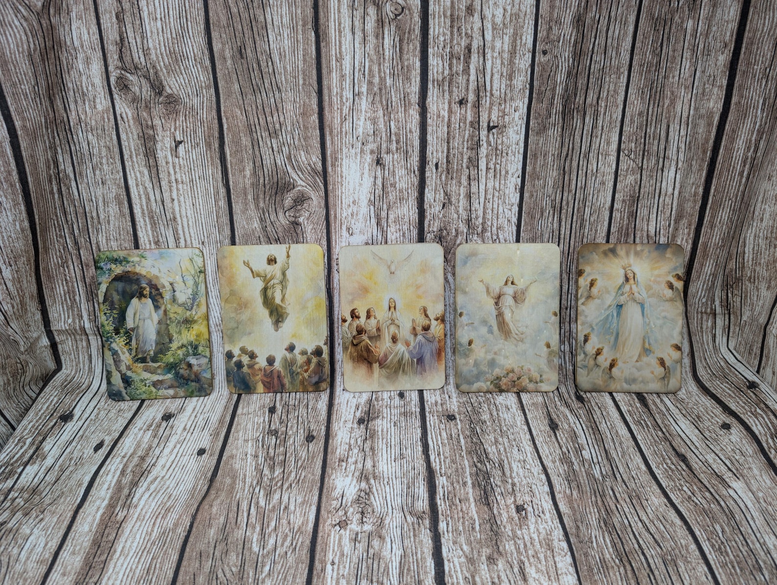 Rosary Mystery Tile Set – Joyful, Sorrowful, Glorious – Catholic Gift ...