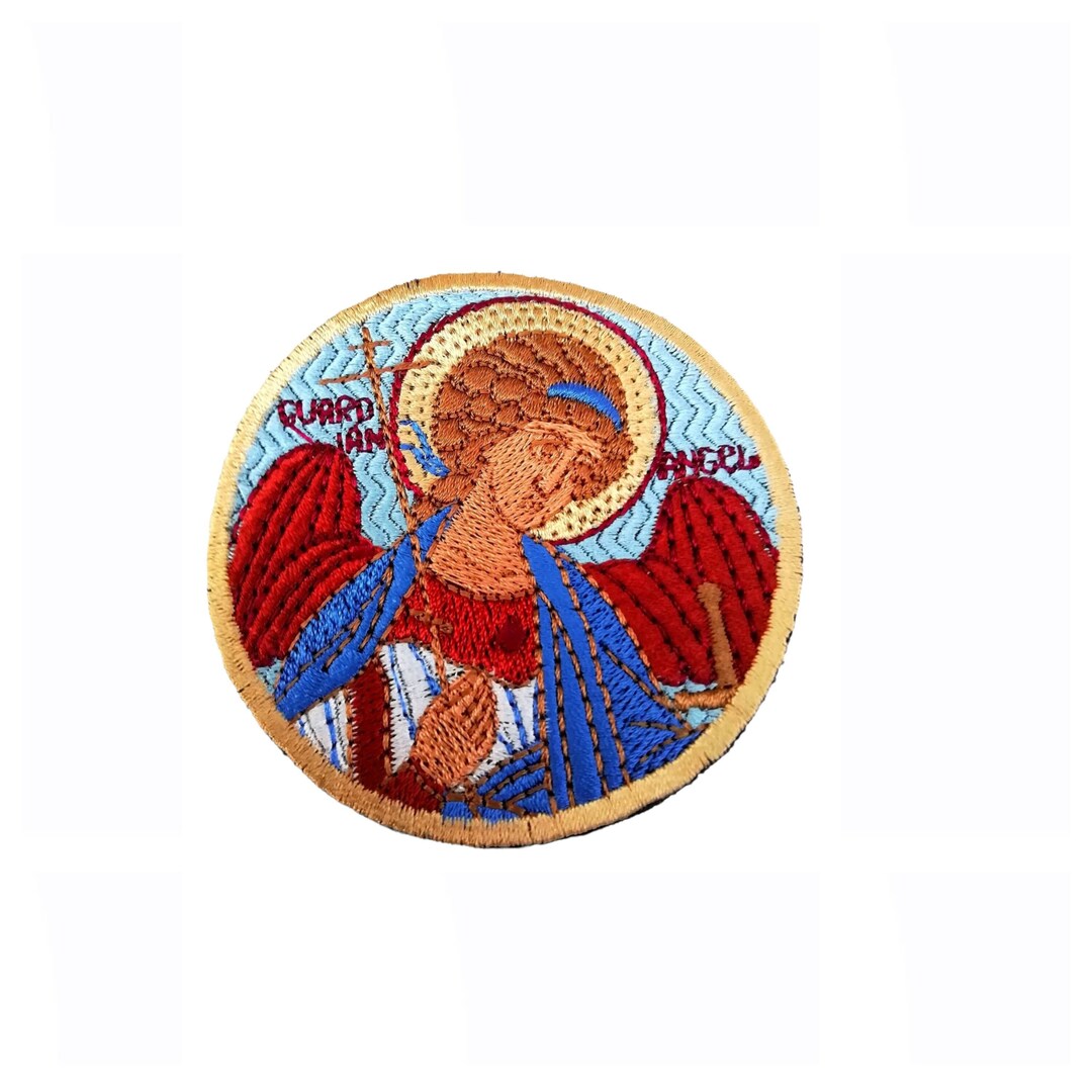 Guardian Angel Patch, Angel Icon Badge, Angel Gift, Angel Wings ...