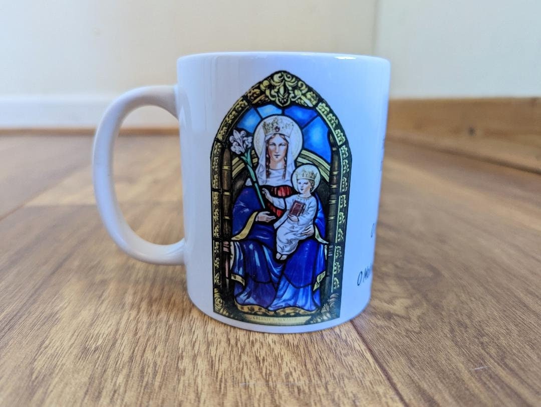 Our Lady of Walsingham, Mug, Memorare, Catholic Gift, Stocking Stuffer ...
