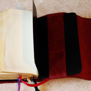 Envelope Cover, Leather Bible Cover, Custom Breviary, Missal, Bible ...