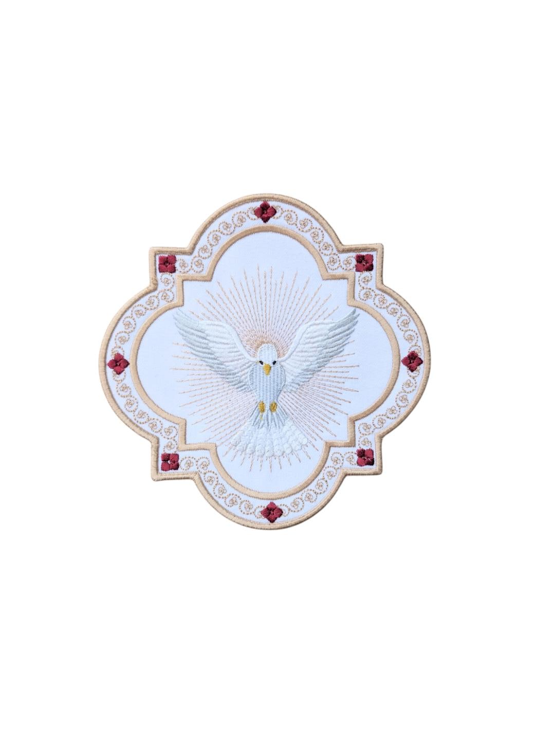 Large Holy Ghost Orphrey Patch – Embroidered Dove of Holy Spirit | 16cm ...