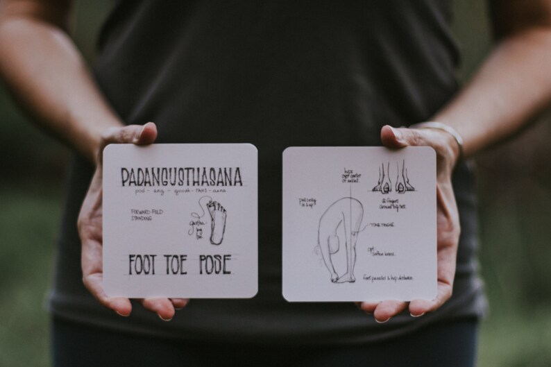 Yoga Cards Inside Custom Box \\ FREE SHIPPING \\ 108yogalove .. the ...
