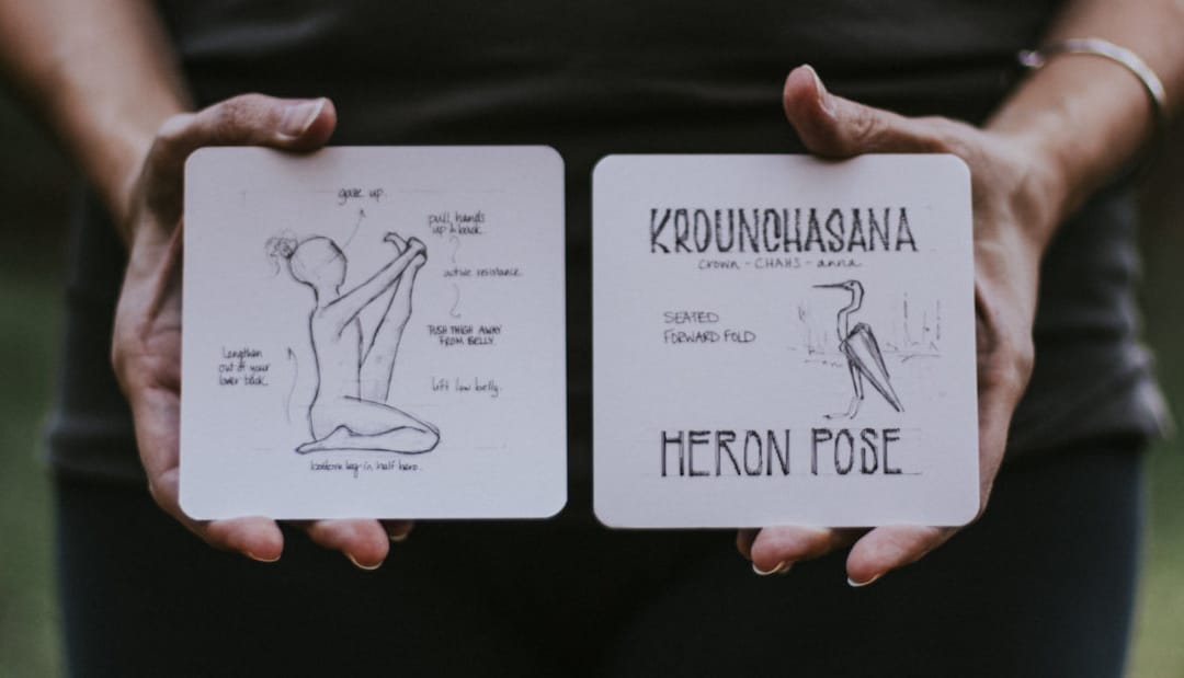 108 Asanas Flashcards \\ Yoga Cards \\ 108yogalove \\ Align. Refine ...