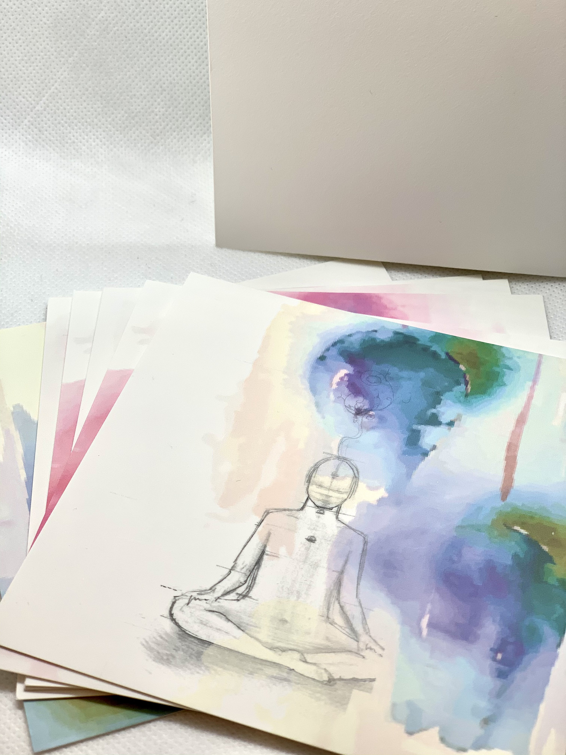 Yoga Postcards 24 Pack Yoga Cards 108yogalove .. the - Etsy