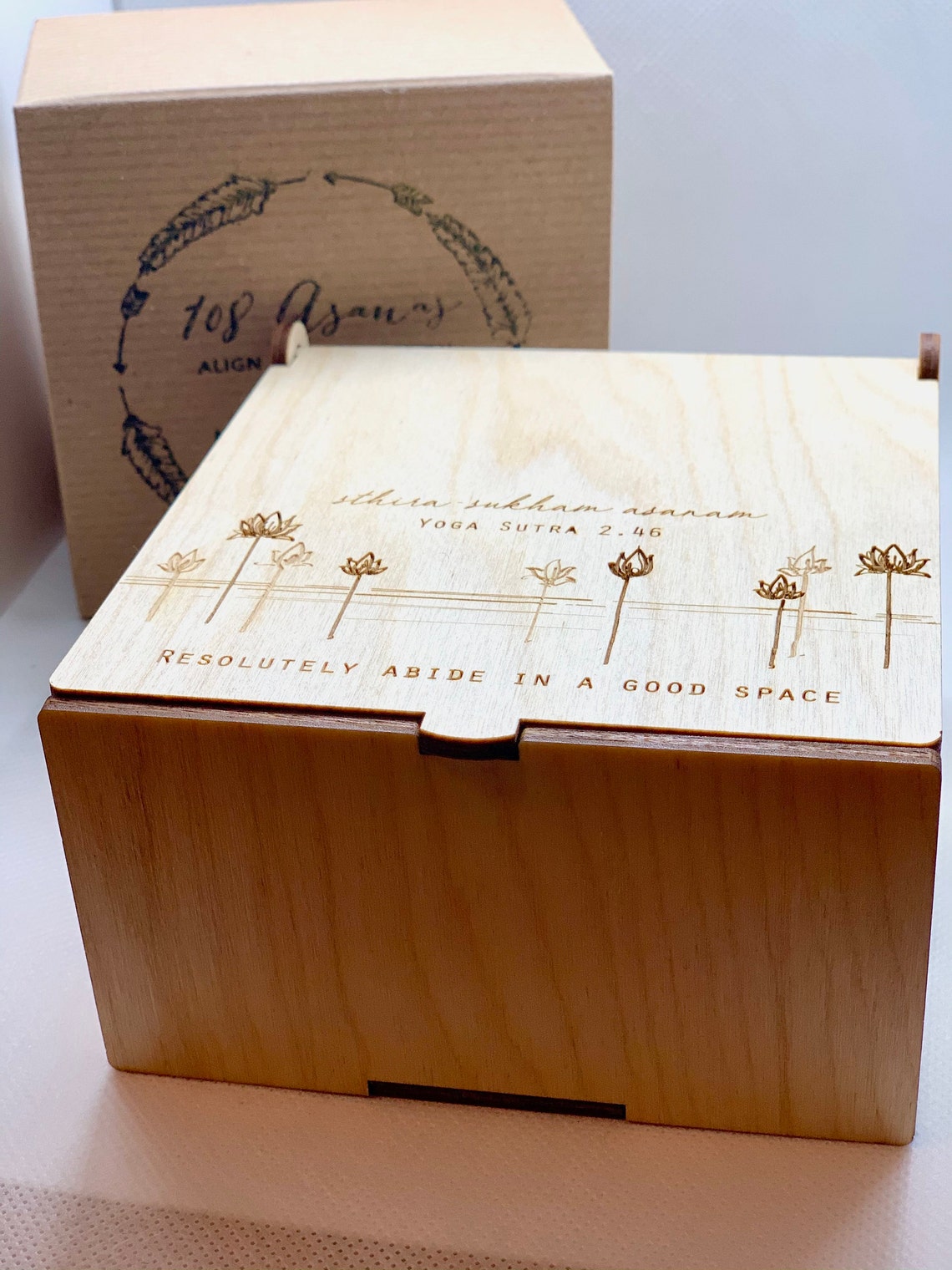 Yoga Cards Inside Custom Box \\ FREE SHIPPING \\ 108yogalove .. the ...