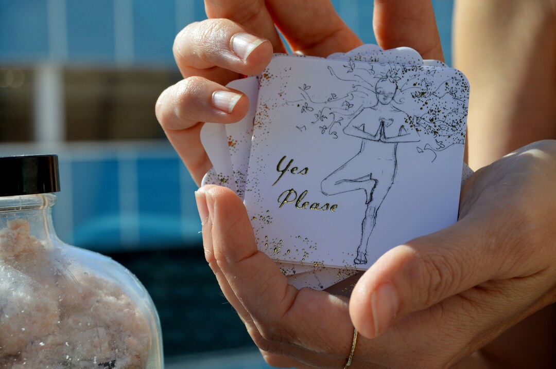 Yoga Consent Cards / High Quality Matte Cardstock / Yoga Permission ...