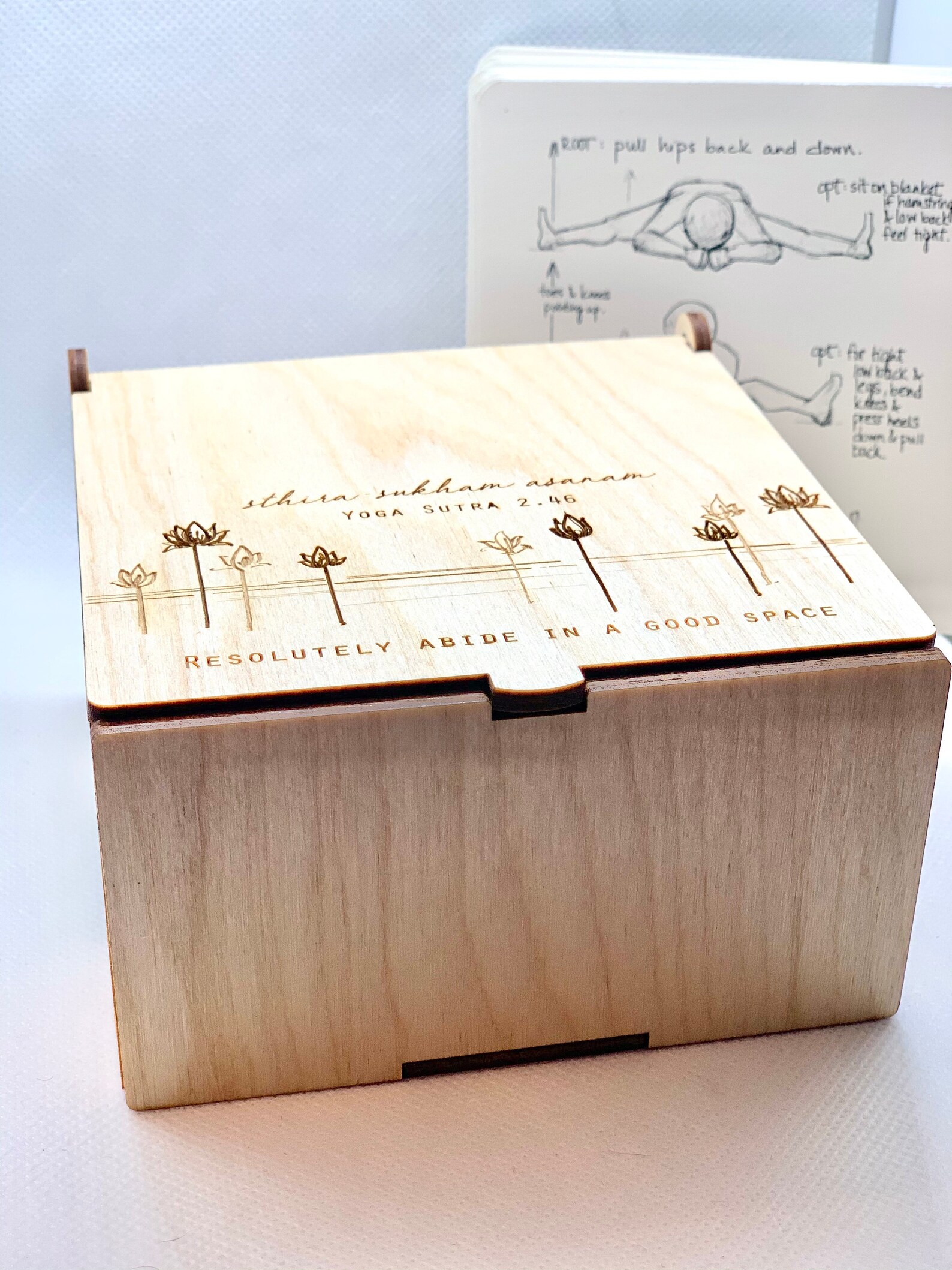 Yoga Cards Inside Custom Box \\ FREE SHIPPING \\ 108yogalove .. the ...