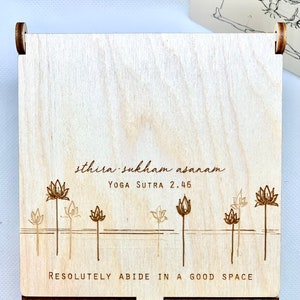 Yoga Cards Inside Custom Box \\ FREE SHIPPING \\ 108yogalove .. the ...