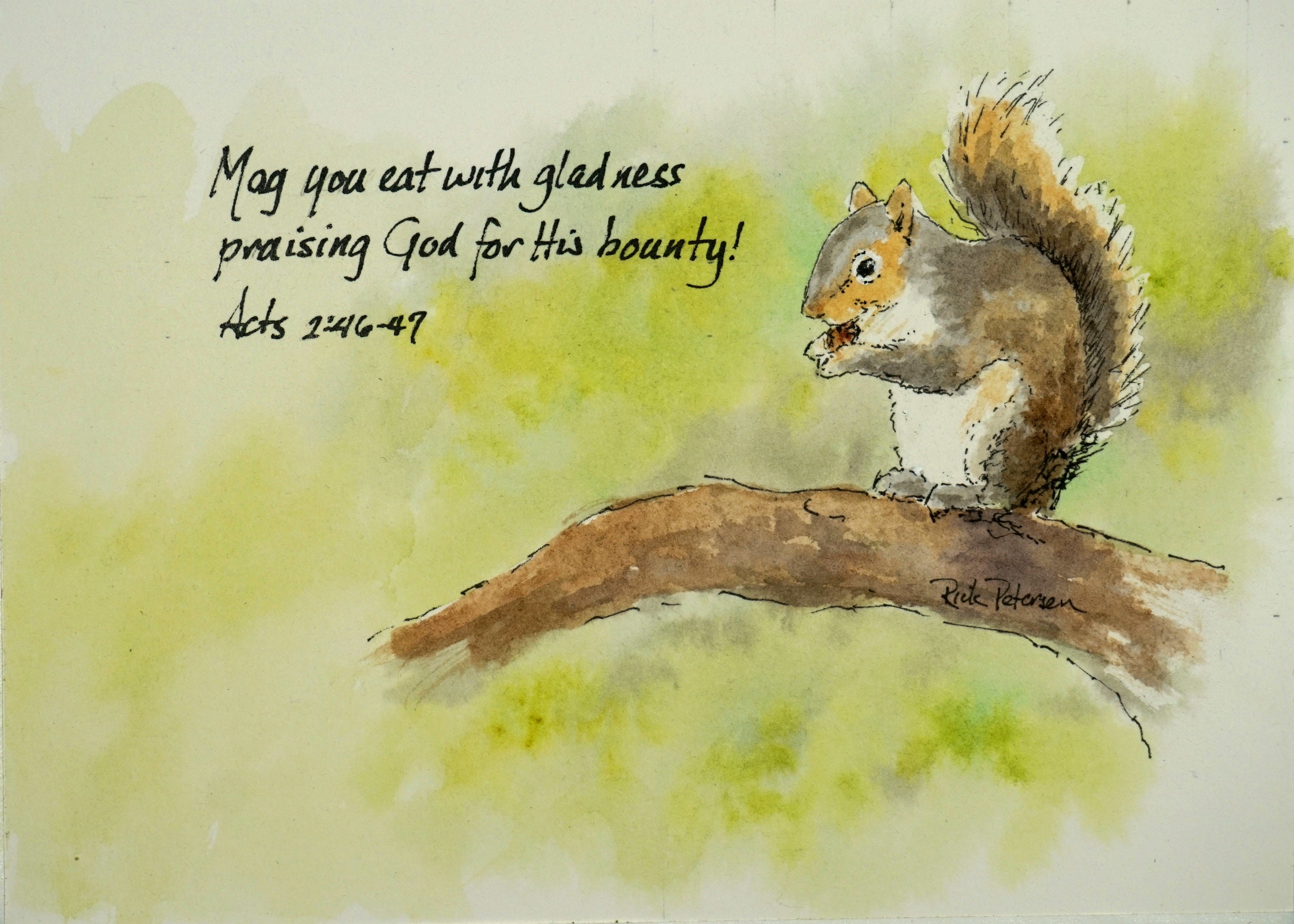 Digital Download Inspirational Bible Verse Squirrel on - Etsy