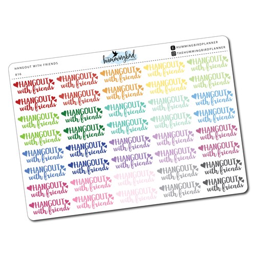 Family Time 804 Planner Stickers for MAMBI and Erin | Etsy