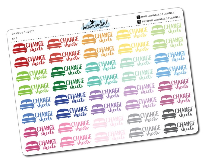 Change Sheets 818 Planner Stickers for MAMBI and Erin - Etsy