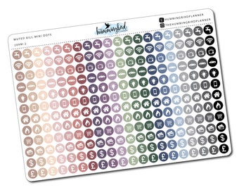 16 Cute Bill Due/pay Bill/ Bill Reminder Planner Stickers - Etsy