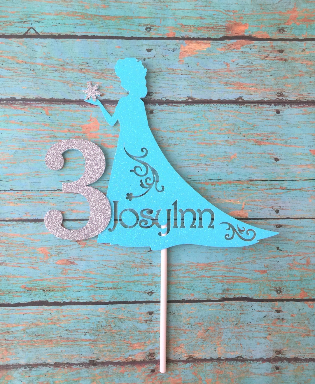 Elsa,girls Birthday Cake Toppers,let It Go,disney,frozen Cake Topper ...