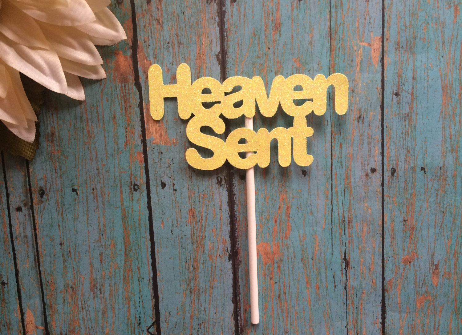 Baby Shower Boy Decorations Heaven Sent Baby Shower Cupcake - Etsy