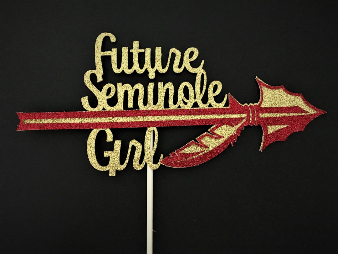 Future Seminole Girl, Cake Topper FSU Cake Topper, Future Seminole Girl ...