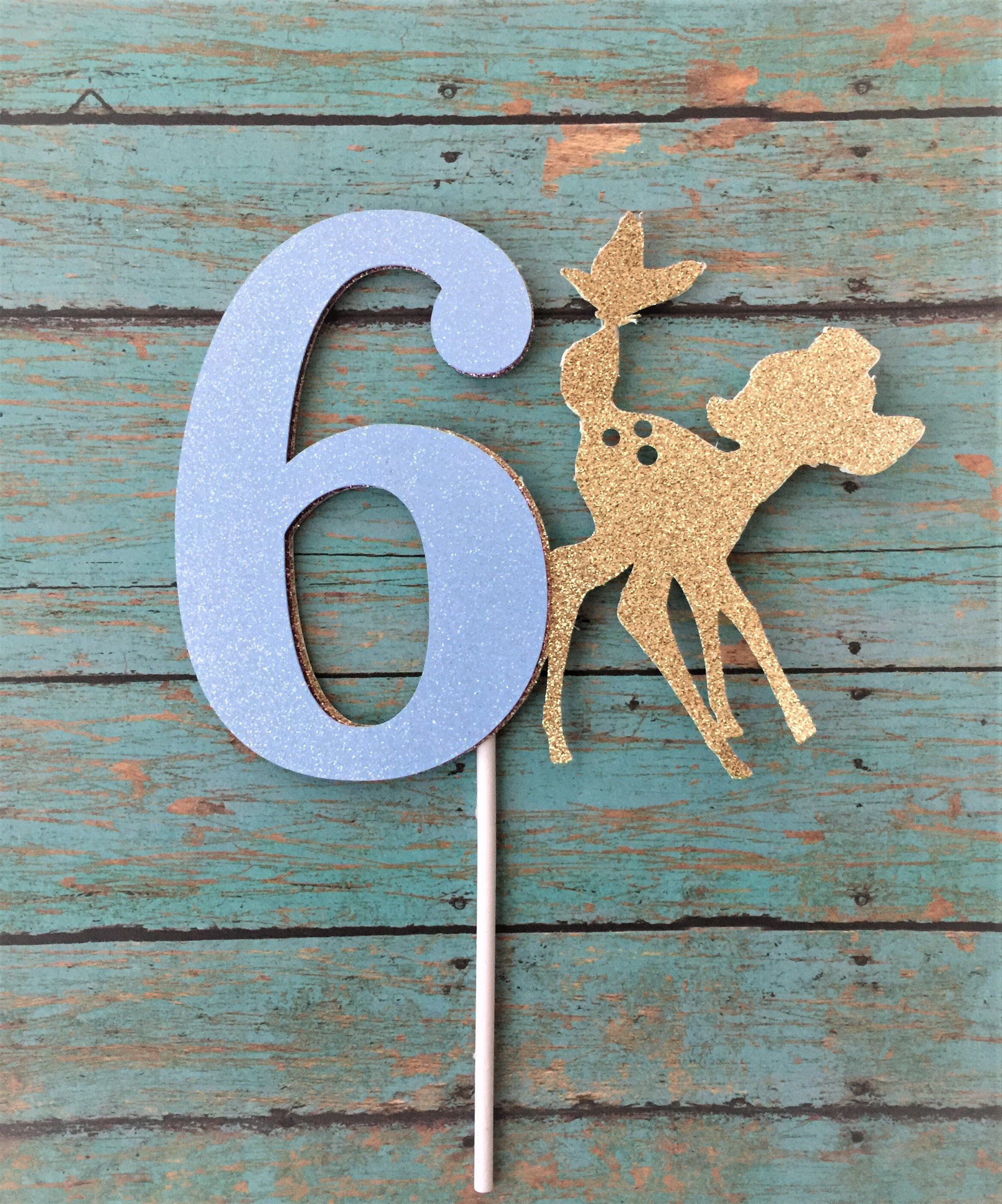 Bambi tort topper cumpleaños Bambi Topper de pastel de | Etsy