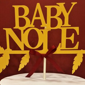 FSU Baby Nole Cake Topper, Baby Shower Baby Seminole Cake Topper ...