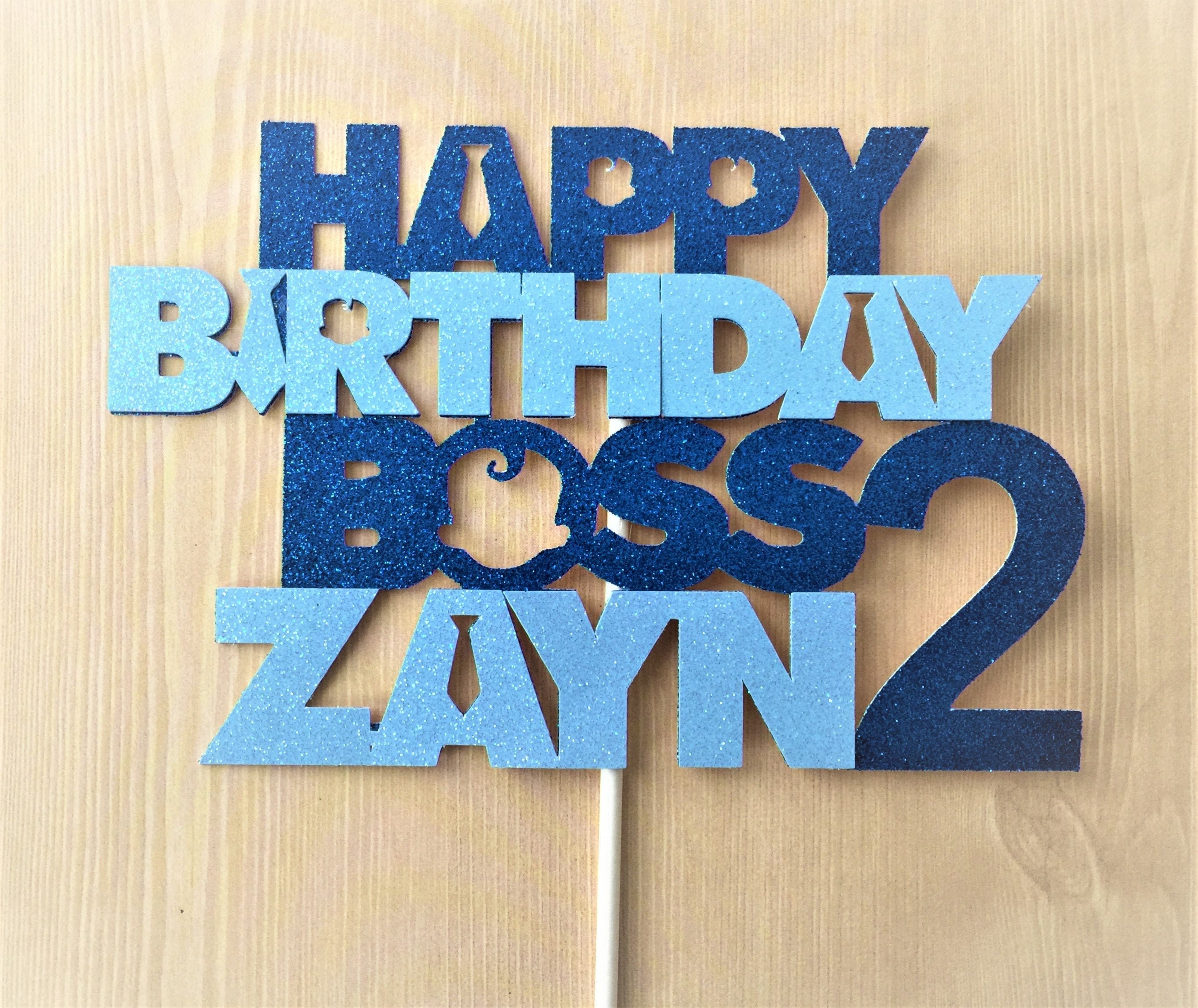 Boss Baby Cake Topper Boy Boss Baby Cake Topper Custom Boss | Etsy