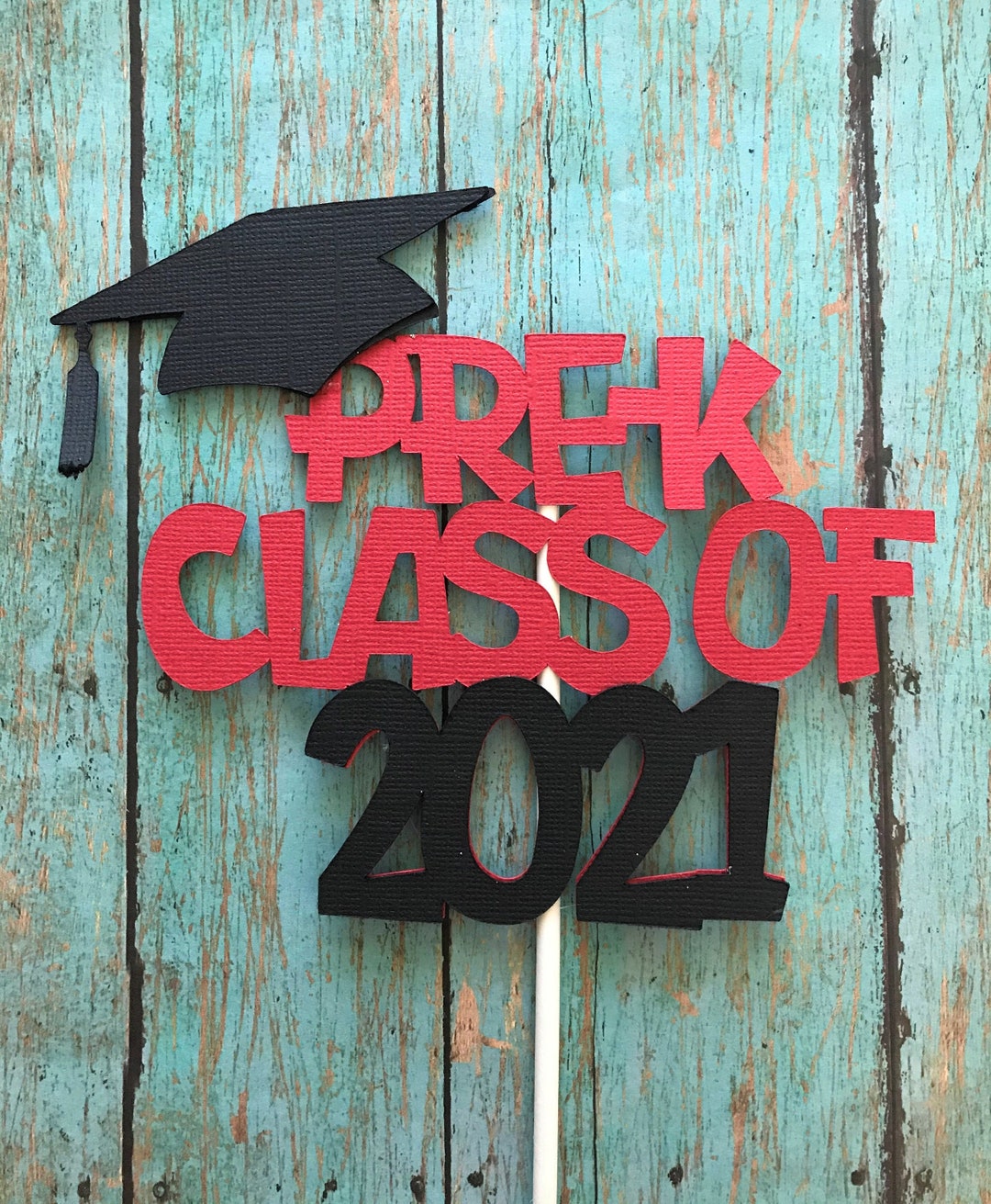 Pre-k Graduation Cake Topper, Graduate Pre-kindergarten Cake Topper ...