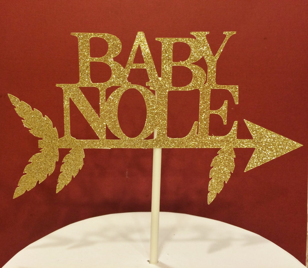 FSU Baby Nole Cake Topper, Baby Shower Baby Seminole Cake Topper ...
