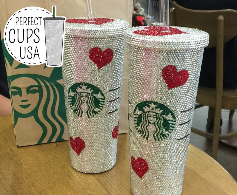 LIMITED EDITION Swarovski Coated Starbucks Tumbler, Bling Cup With ...