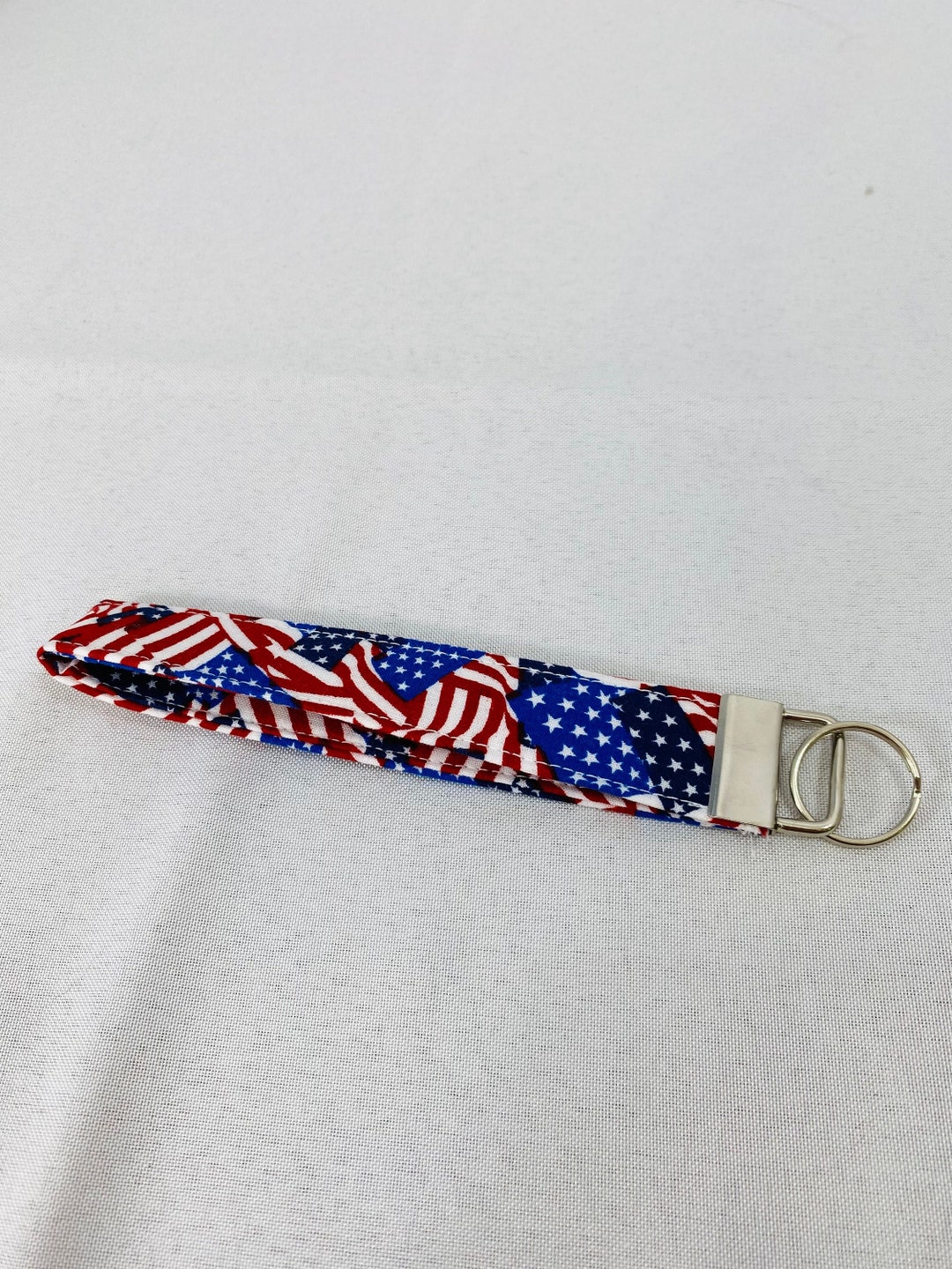 American Flag USA Key Fob/wristlet/lanyard/key Chain - Etsy